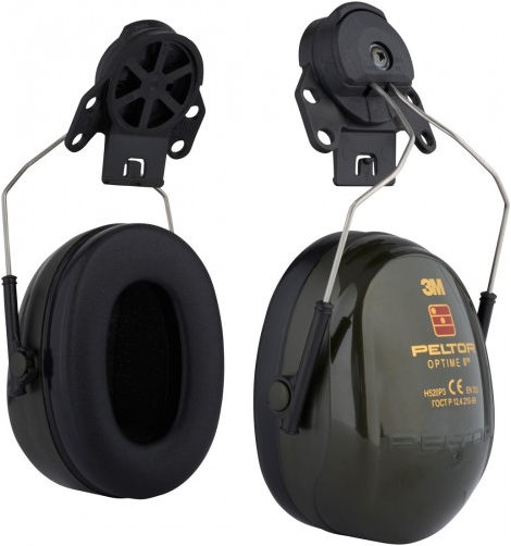 3M Peltor Optime II H520P3E gehoorkap met helmbevestiging